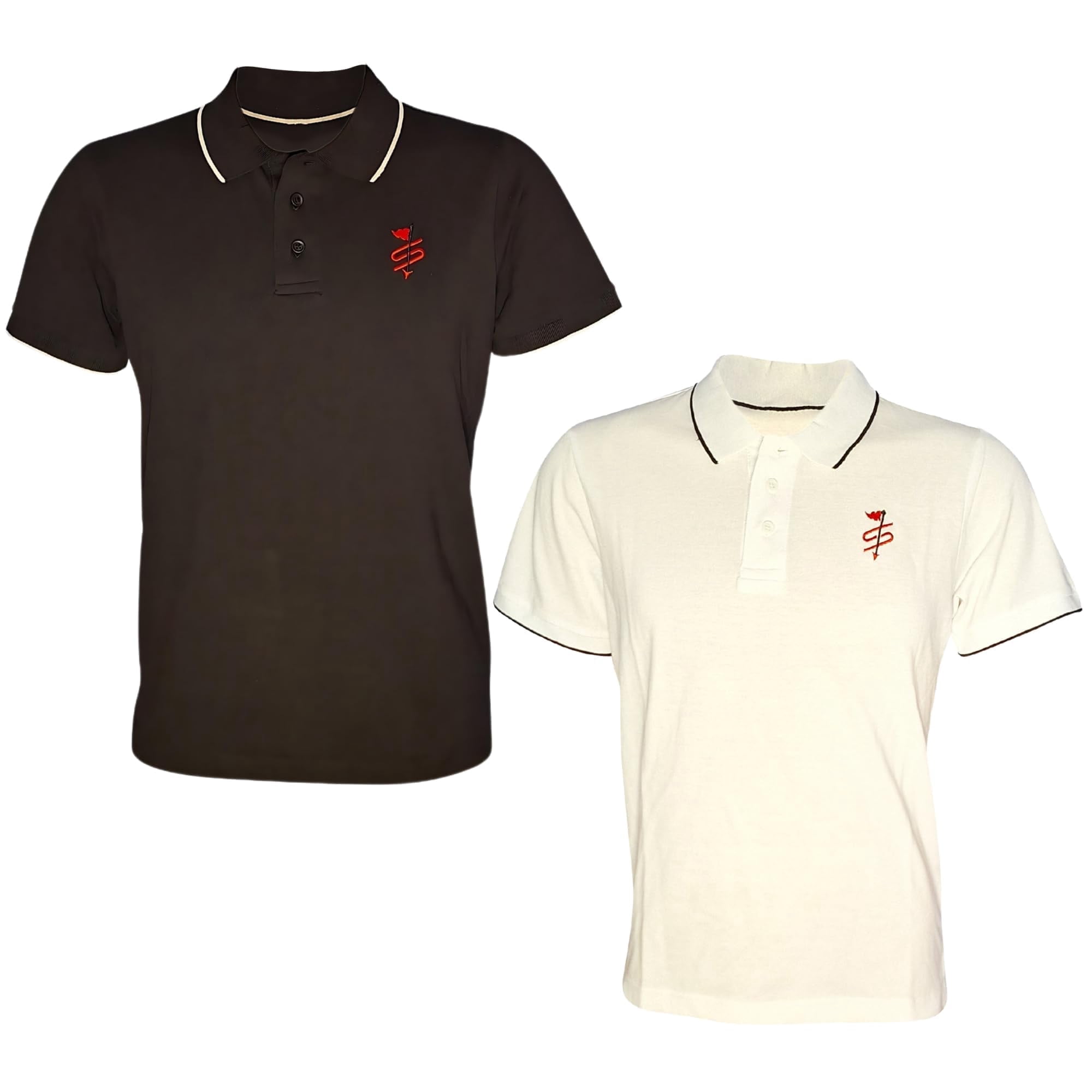 BlingShot Men's Polo Shirt - Cotton Polo Shirts for Men with Short ...