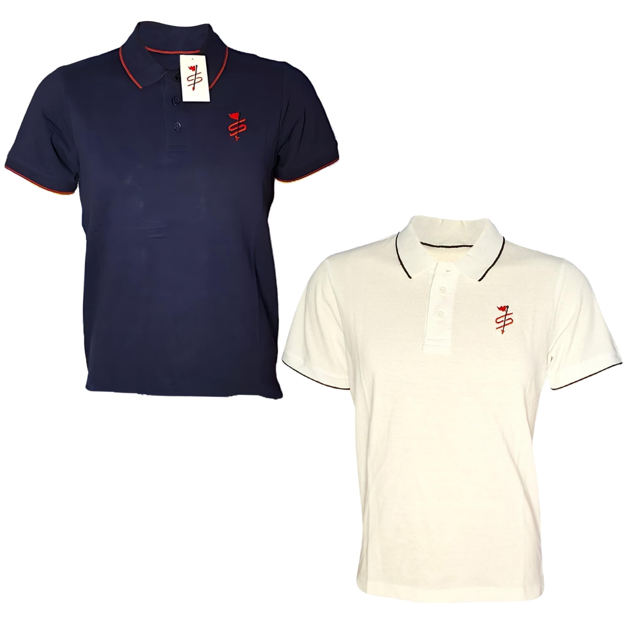 BlingShot Men's Polo Shirt - Cotton Polo Shirts for Men with Short ...