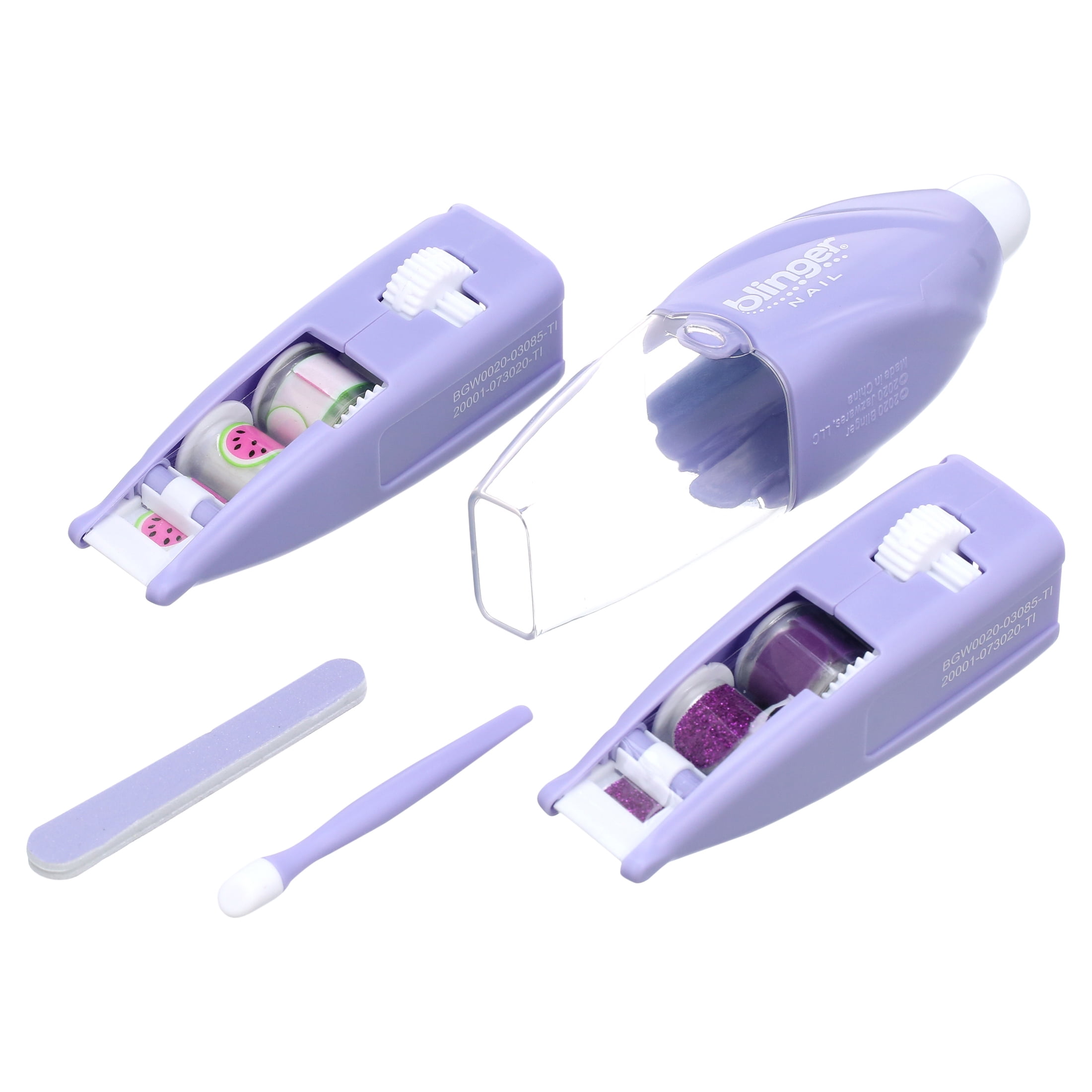 Blinger Nail Wand Watermelon and Purple Glitter - Walmart.com