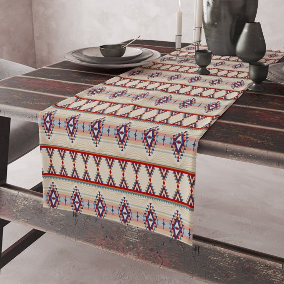 Blingpainting Boho Table Runner,Vintage Linen Table Runner,Holiday ...