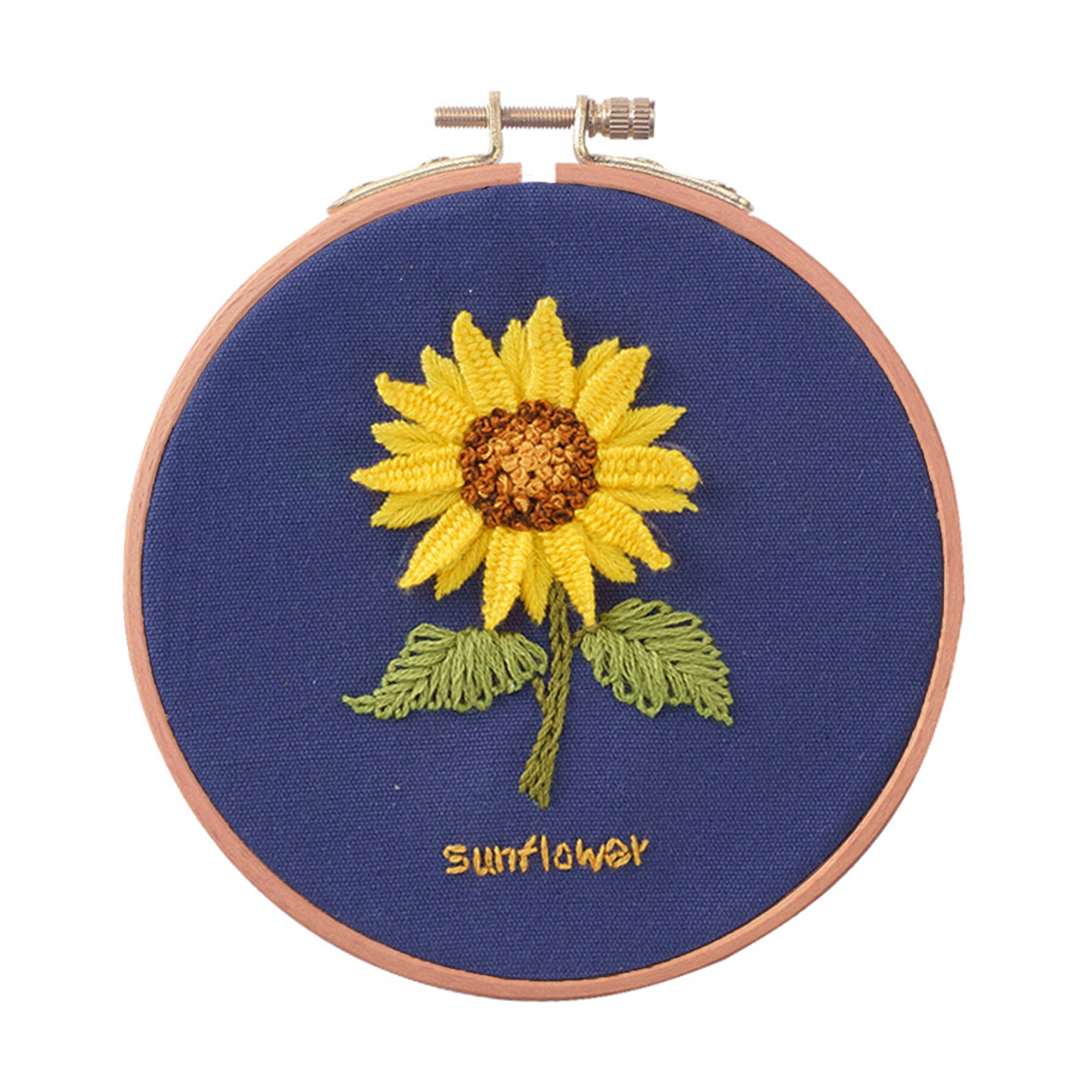 Blingpainting Floral Embroidery Kit for Beginners,Plant Pattern ...