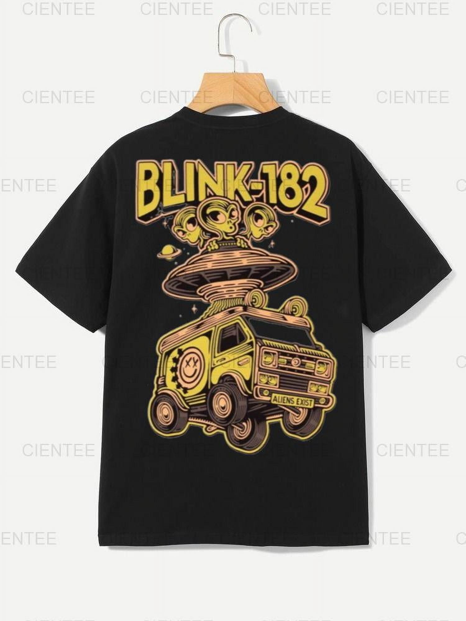 Blink-182 Aliens Exist T-Shirt - Band Merch Graphic Tee , For Men/Women ...