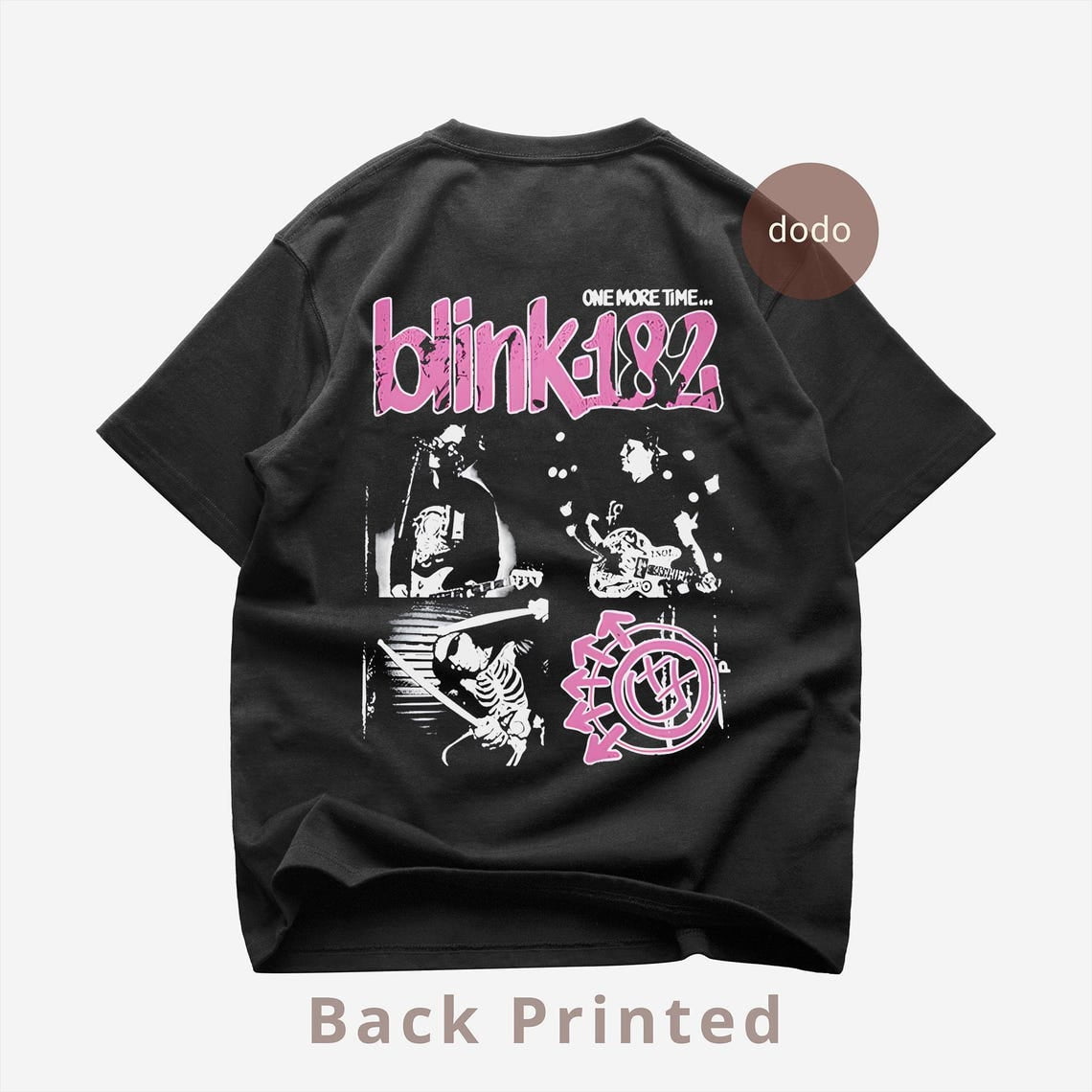 Blink 182 Back T-Shirt - Pop Music Shirt - One More Time Album - Blink ...
