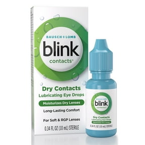 Blink Nourish Eye Drops for Dry Eyes, Preservative Free Lubricating Eye ...