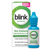 Blink Contacts Lubricating Eye Drops For Soft & Rgp Lenses, 0.34 fl. Oz ...