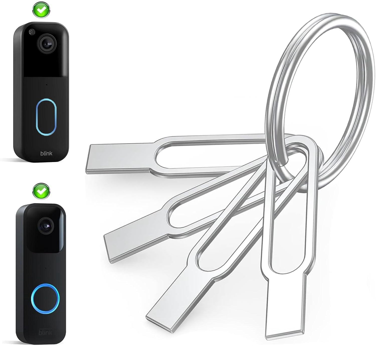 Blink Doorbell Key Replacement Tool, 4-Pack(newest model) Doorbell ...