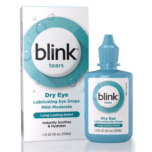 Blink Tears Lubricating Eye Drops, Mild Moderate Dry Eye, 1 fl oz - Walmart.com