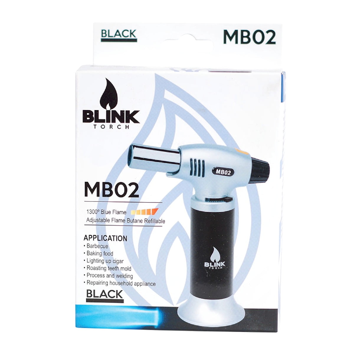 Blink Torch MB02 Refillable Butane Torch - Black - Walmart.com