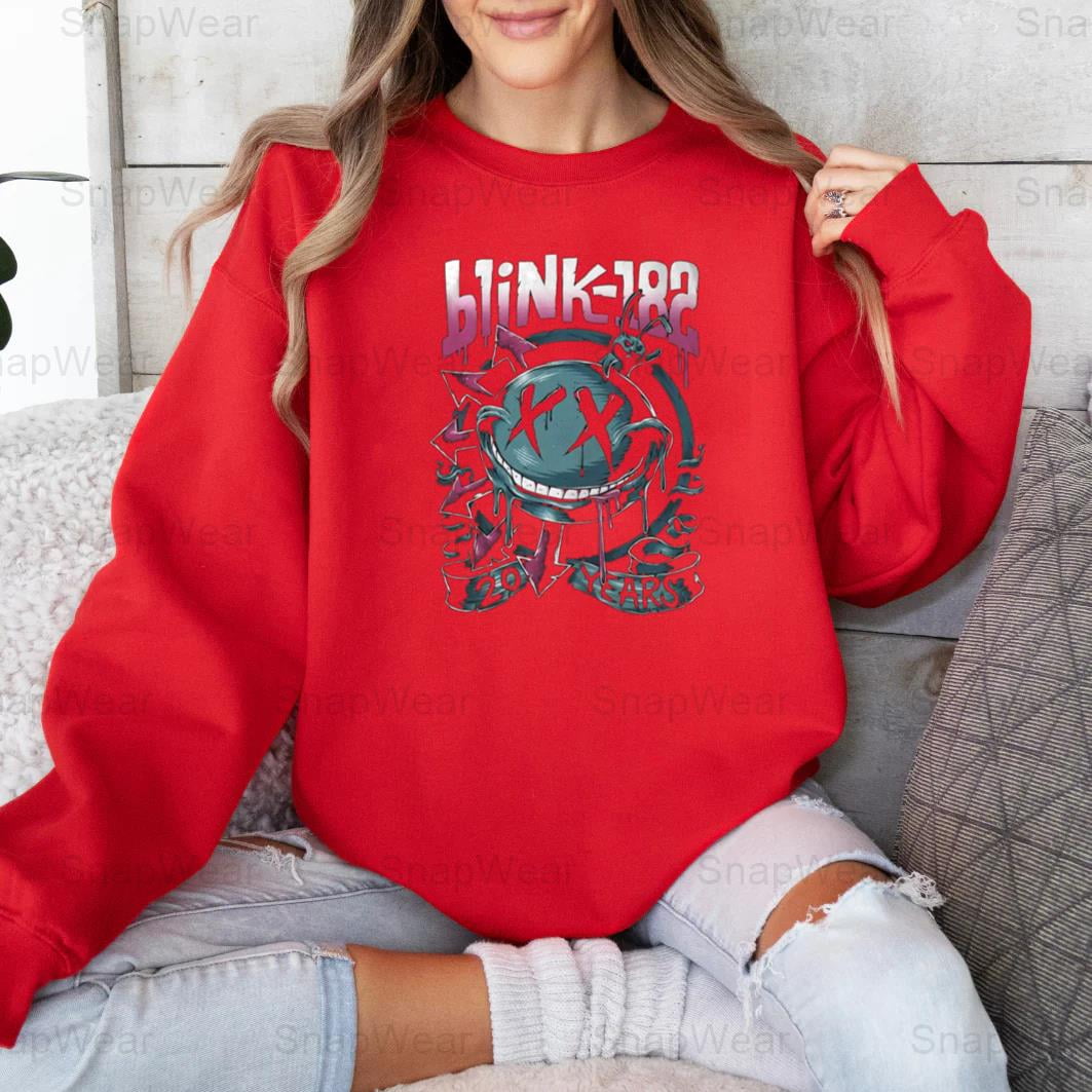 Blink182 Punk Rock Merch Concert Tour Vintage Pop Punk Band Travis T ...