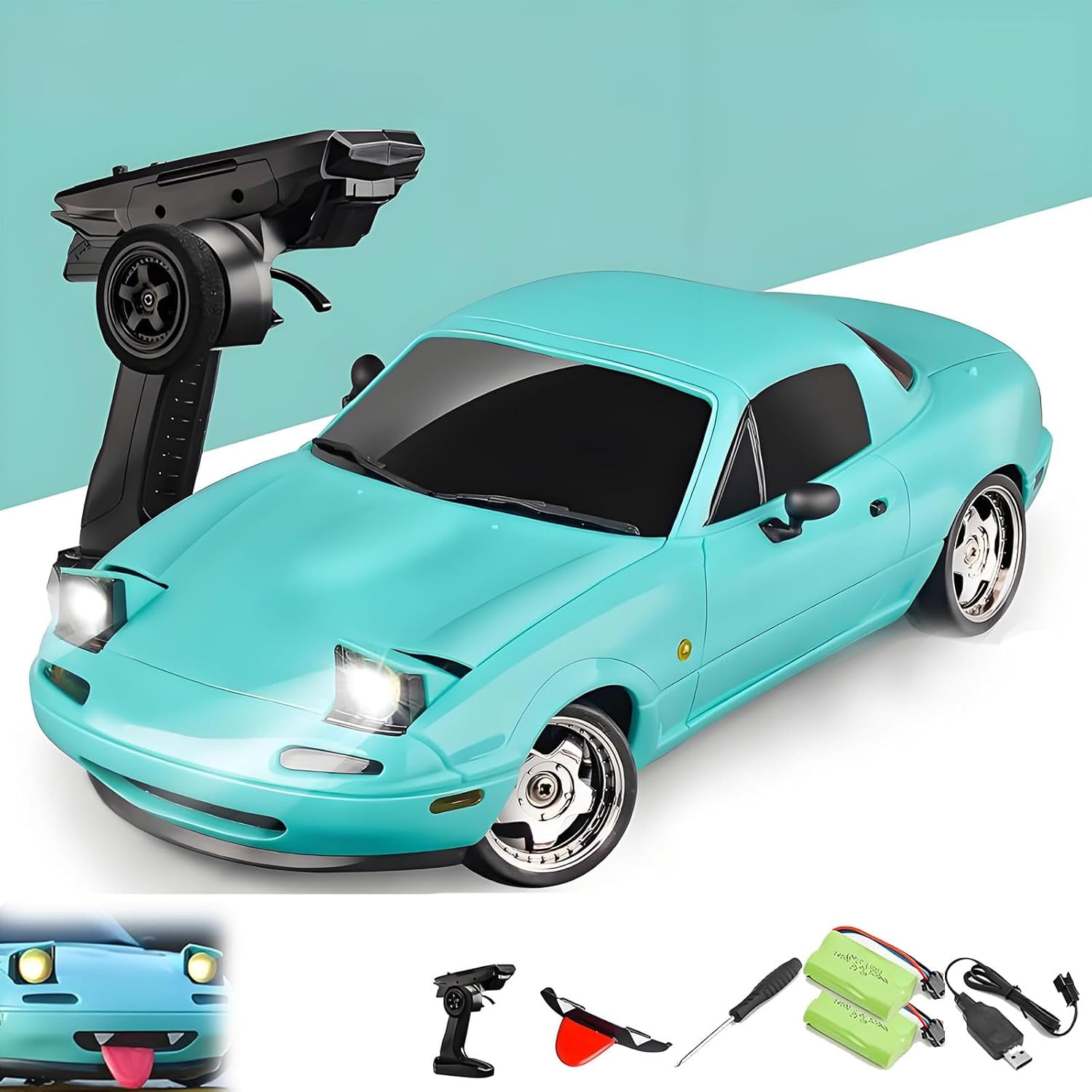 BlinkBuddy 1:18 Pro Drift RC Car, Rc Drift Car, Rc Drift Cars for ...
