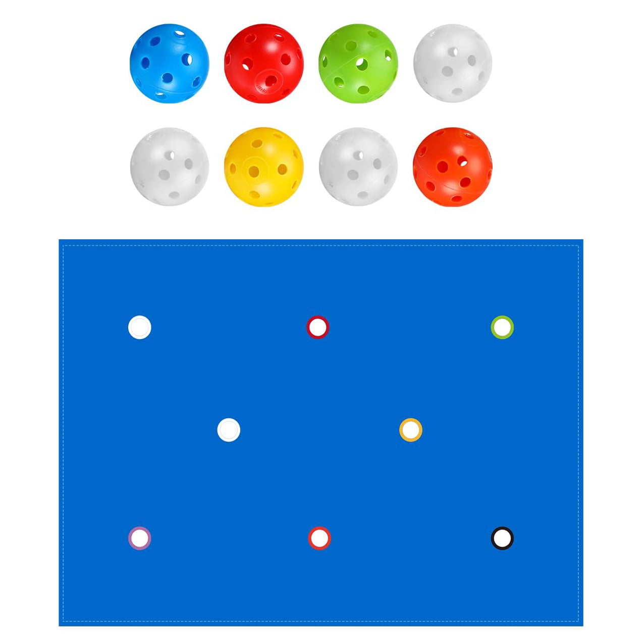 BlinkLLX 1 Set Hole Tarp Team Building Game 85 x 57 Inches Learning Fun ...