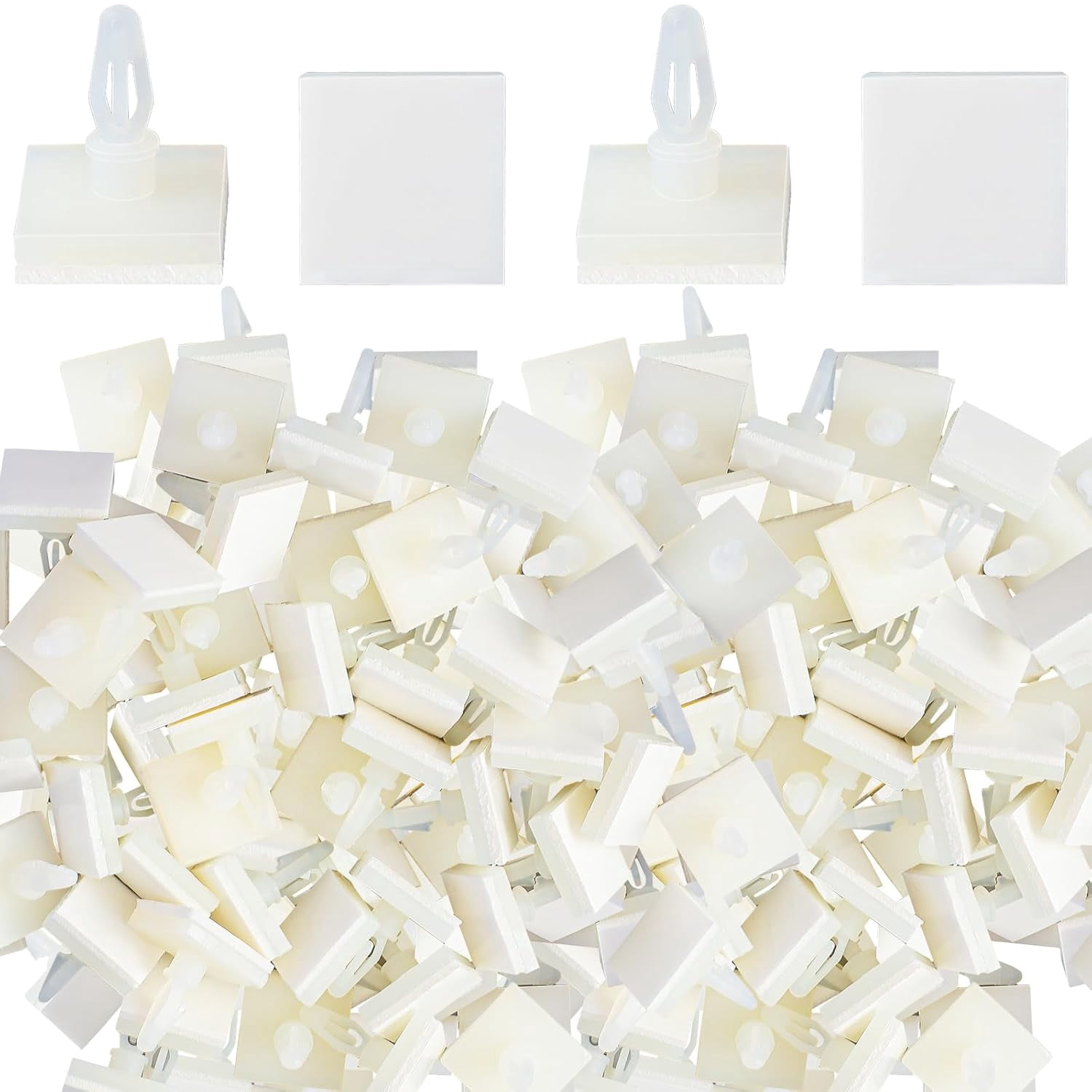 BlinkLLX 100 Pcs Sticky PCB Spacer Adhesive Plastic Insulated Standoffs ...