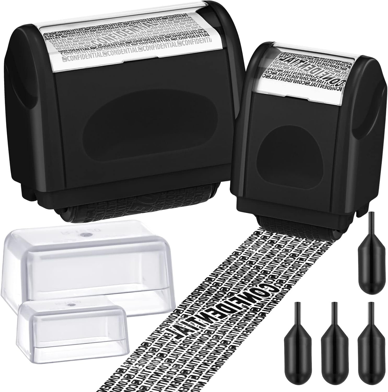 BlinkLLX 2 Pack Identity Protection Roller Stamp Identity Theft ...