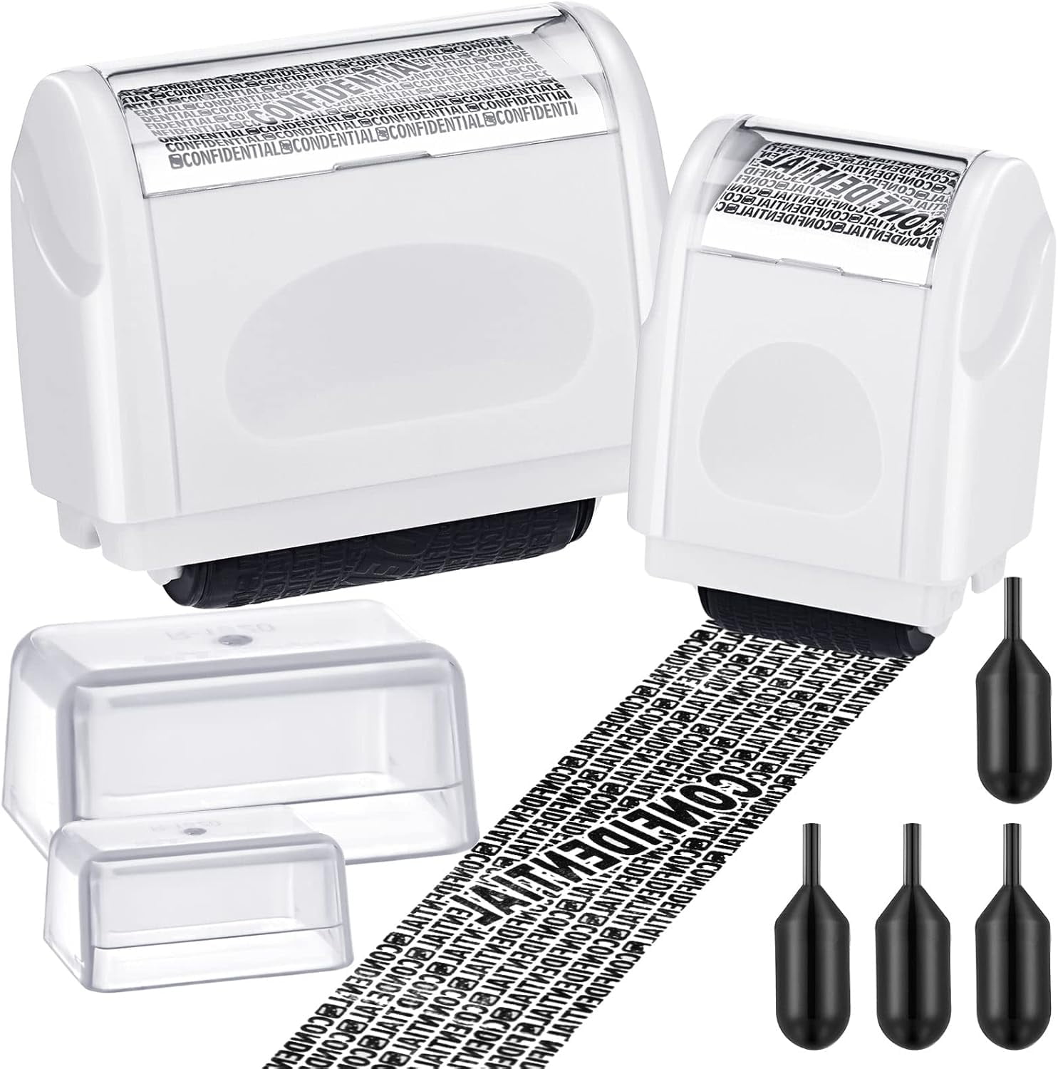 BlinkLLX 2 Pack Identity Protection Roller Stamp Identity Theft ...