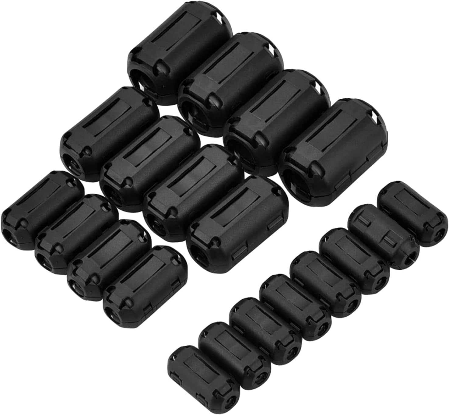 BlinkLLX 20 Pieces Ferrite Bead Clip on Ferrite Core Noise Suppressor ...