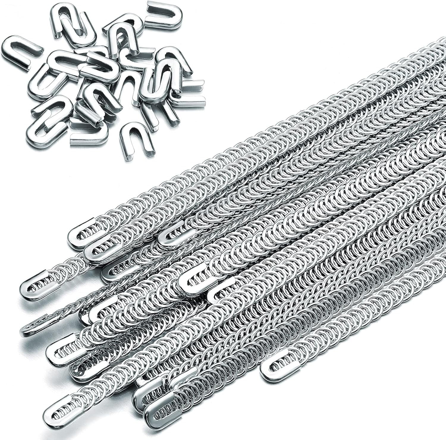 BlinkLLX 24 Pack Spiral Metal Boning for Corset Making 13.7 Inch Precut ...