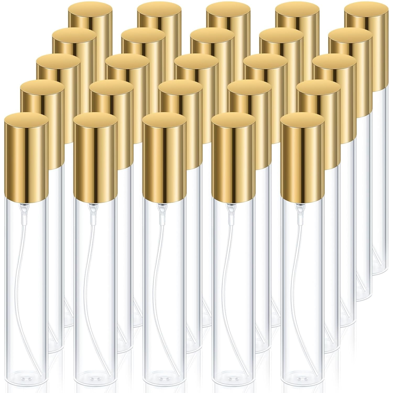 BlinkLLX 25 Pcs 15 ml Glass Refillable Perfume Bottles Bulk Travel ...