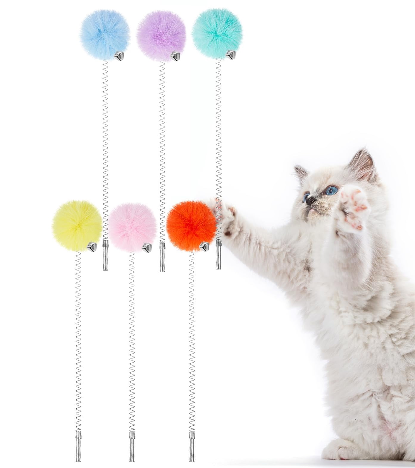 BlinkLLX 6 Pcs Cat Tree Accessories Replacement Toy Ball Replaceable ...