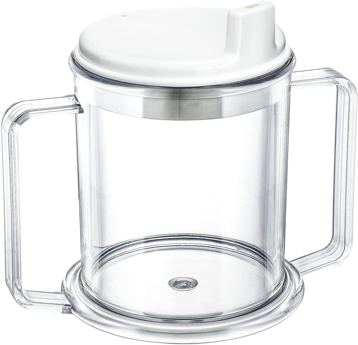BlinkLLX Adult Sippy Cup 2 Handle Plastic Mug 10 oz No Spill Cups for ...
