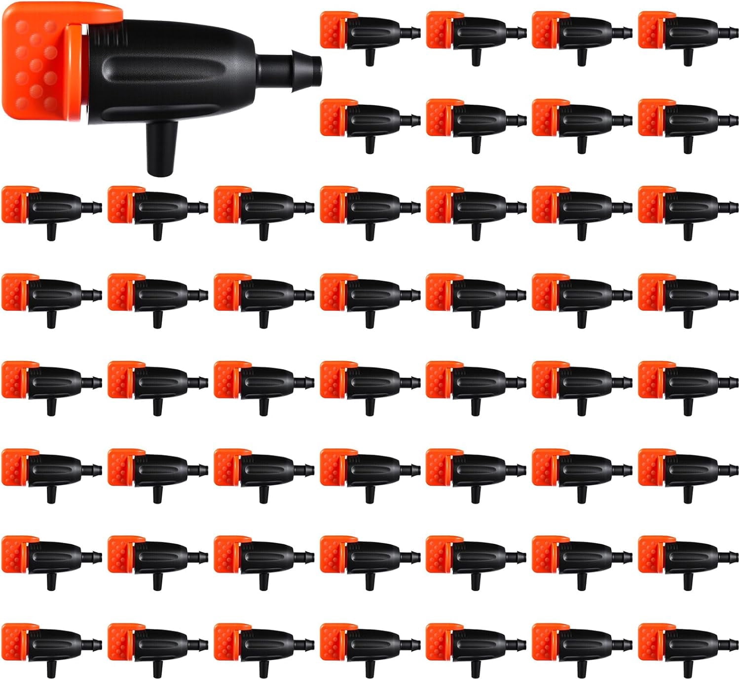 BlinkLLX Garden Irrigation Dripper 50 Pack Adjustable Drip Emitters ...