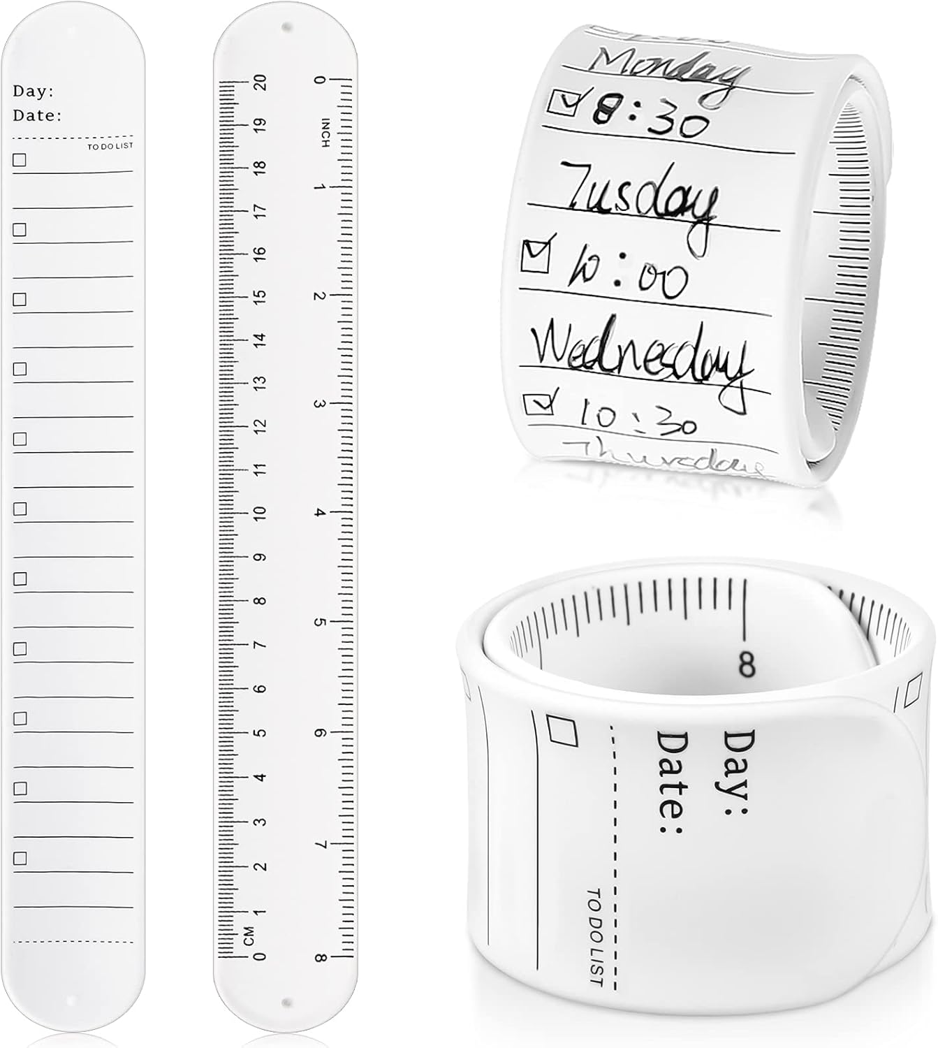 BlinkLLX Silicone Nurse Slap Bracelet Reusable Wearable Notepad ...