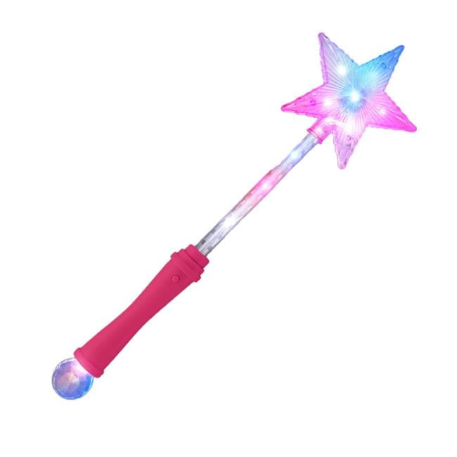 Blinkee 141070-PPK Crystal Star Wand with Opaque Pink Handle - Walmart.com