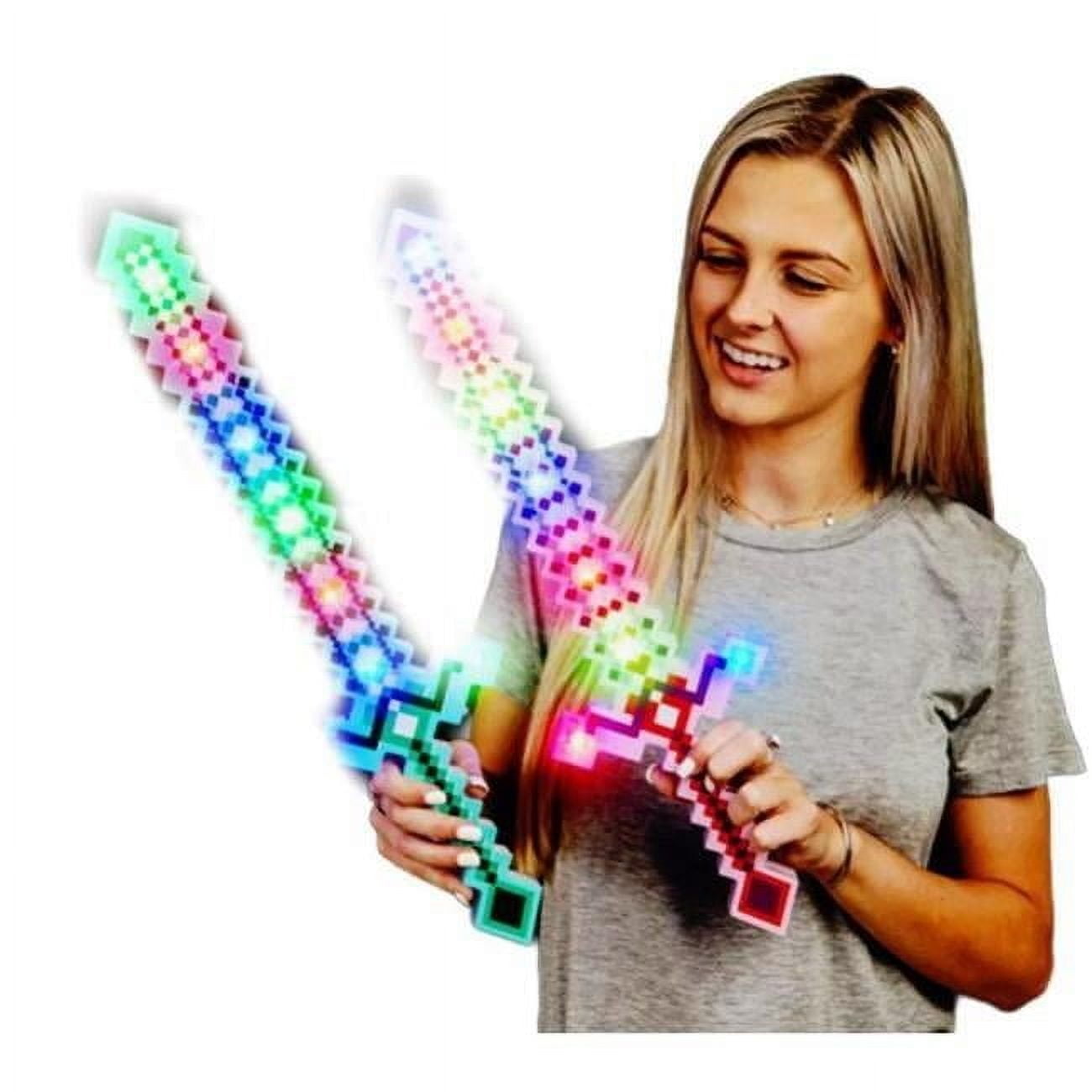Blinkee 20 in. Light Up Galaxy 3D Pixel Sword, 1 Unit, Assorted Color ...