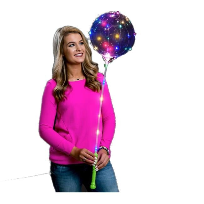 24 Inch Light Up Multicolor Lollipop Balloon - Walmart.com