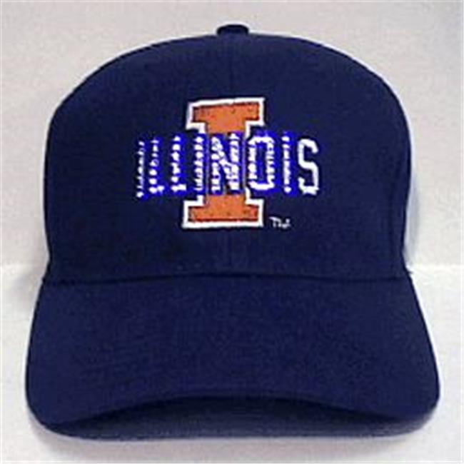Blinkee 3015000 Illinois University Flashing Fiber Optic Cap - Walmart.com