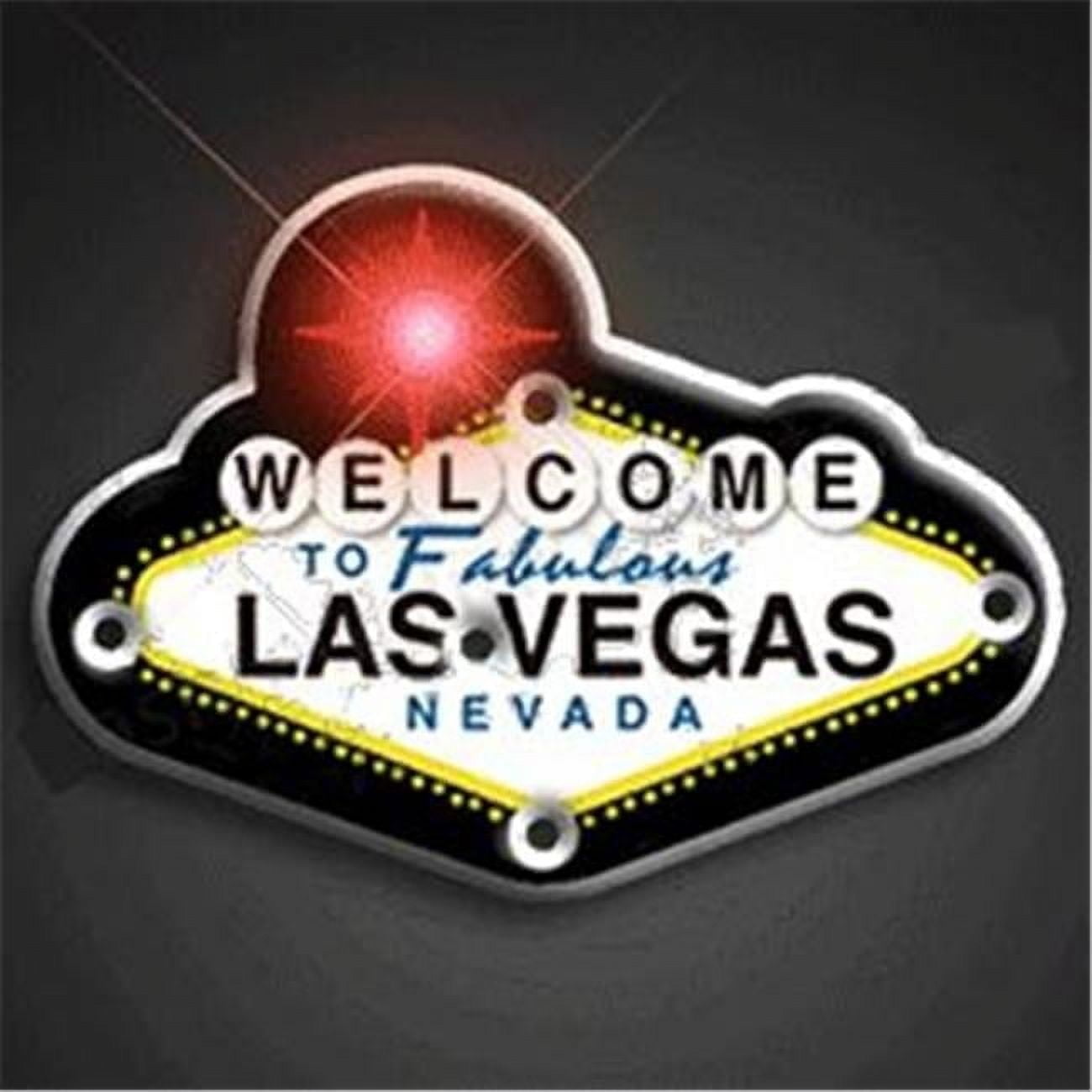 Blinkee 3195000 Welcome to Vegas Flashing Body Light Lapel Pins ...