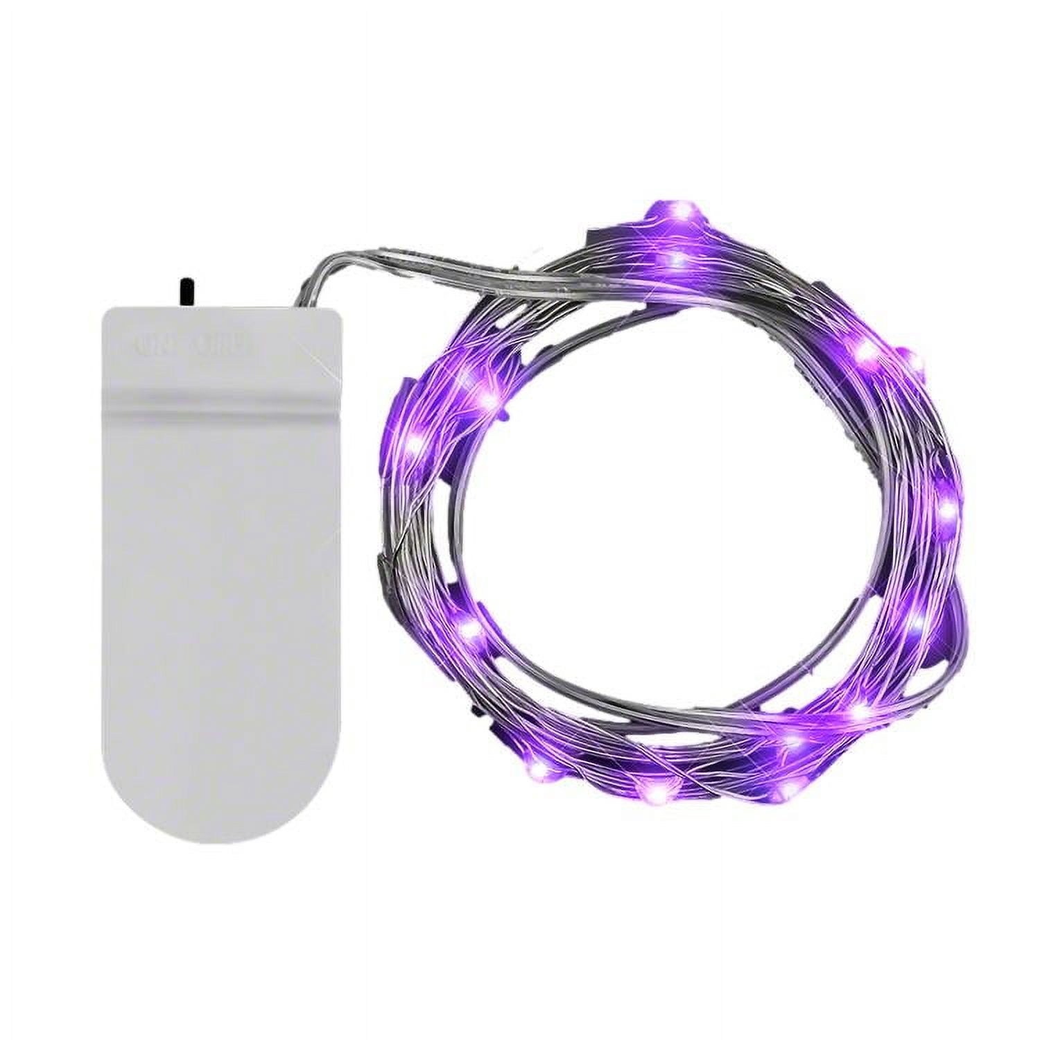 LED 80 Inch Wire String Lights Purple - Walmart.com