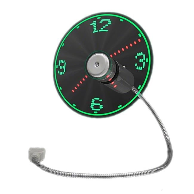 Blinkee 824000 LED Fan Clock with USB Connection - Walmart.com