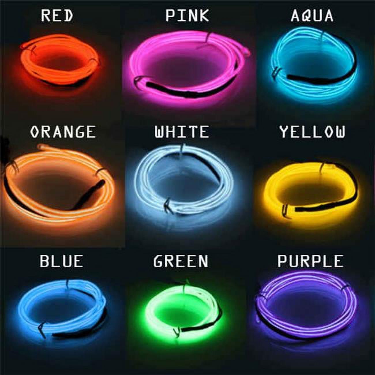 Blinkee 84000 20 ft. Electro Luminescent Wire, Pink - Walmart.com