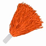 Blinkee BLUSHP-OR Non Light Up Short Handle Cheer Pom Poms, Orange ...