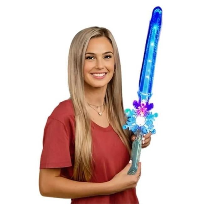 Blinkee CSLUSW-MLT Crystal Snowflake Light Up Sword Wand - Walmart.com