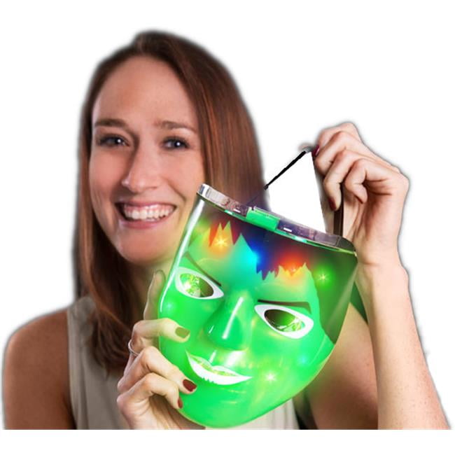 Blinkee CPAIHSGLM Hulking Superhero Green Light Up Mask - Walmart.com