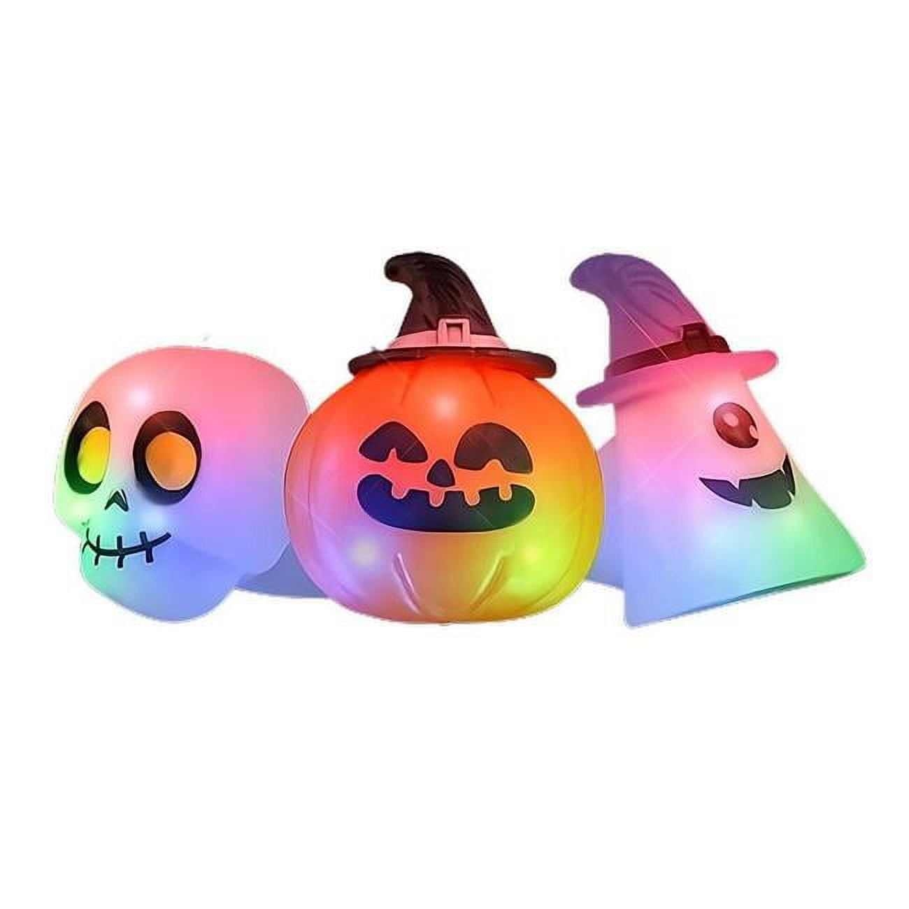 Blinkee KSFHR-PGS Soft Flashing Halloween Rings, Assorted Design - Pack ...