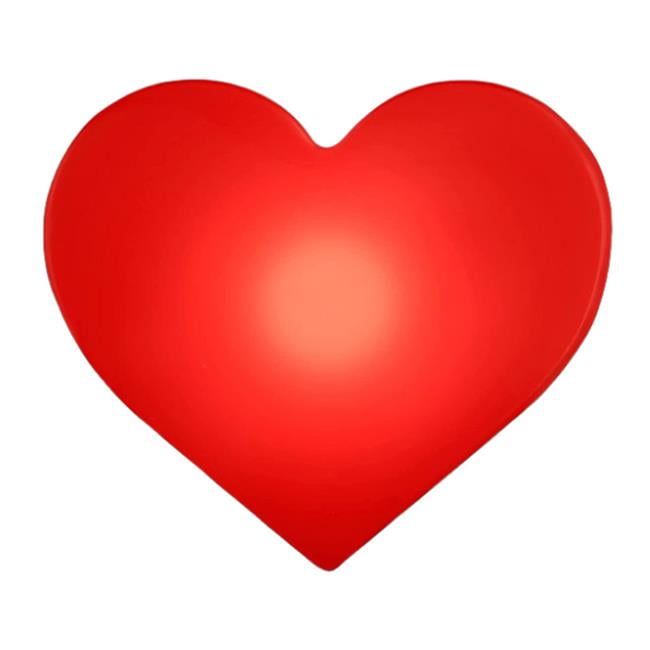 Blinkee LUFHCBP-RD Light Up Flashing Heart Clip on Badge Body Light ...