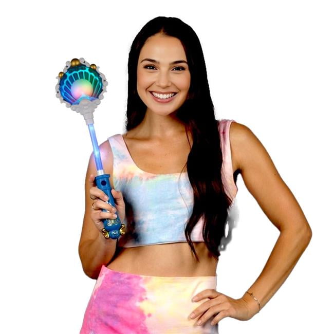 Blinkee MSLUWPGBR Magical Seashell Light Up Wand with Pearl Glow ...