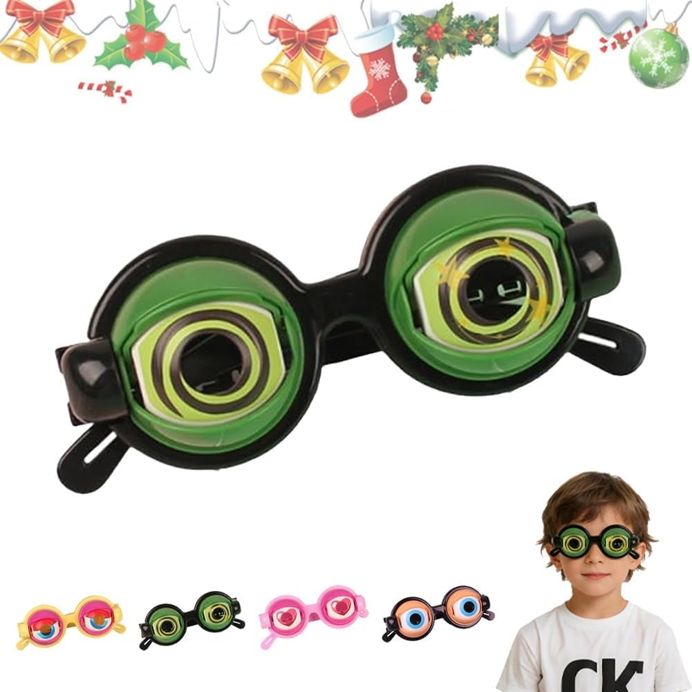 Blinking Glasses with Eyes, Funny Crazy Eyes Blinking Glasses, Novelty ...
