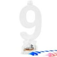 Blinking Number 9 Cake Decoration and Candles, 5-Piece Set - Walmart.com