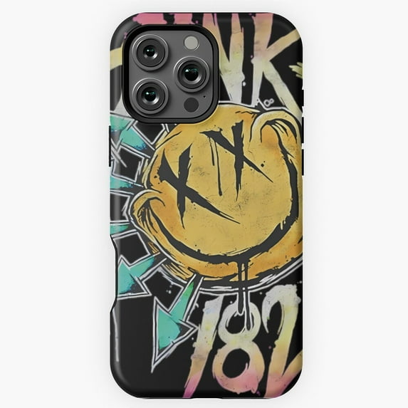 Blinks 182 Band Blinks 182 Concert Music Illustration iPhone Case 17 ...