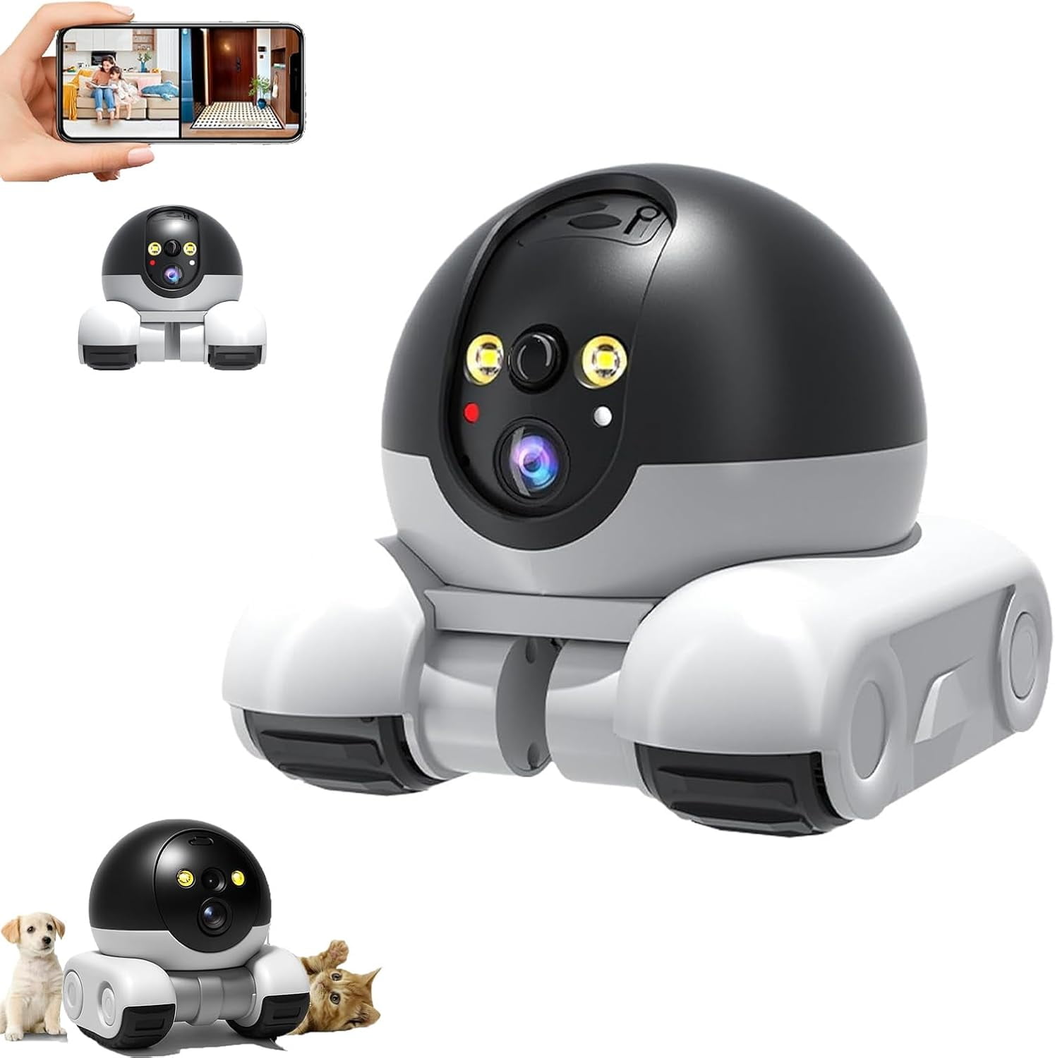 Blinky Bot Camera, Patrol Buddy RobotCamera, The Blinky Bot, 360 ...