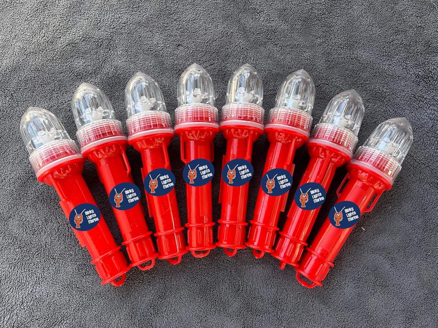 Blinky Lights Marine Fishing Strobe for Lobster/Crab Hoop Net Red LED ...