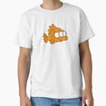 Blinky Three Eyed Nuclear Waste Radioactive Fish Cartoon Graphic Top T ...