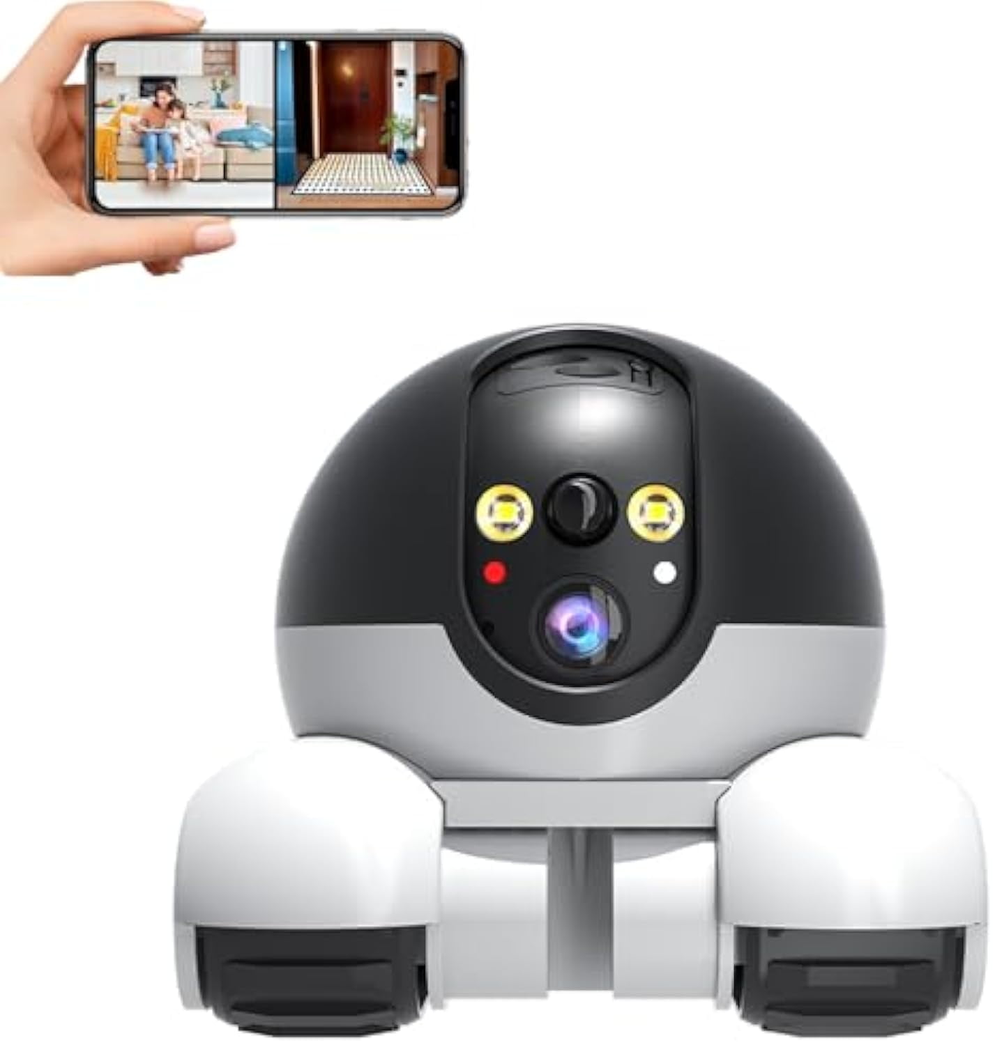 BlinkyBot Camera, The BlinkyBot Pro, 360° Camera on Wheels 1080p Dual ...
