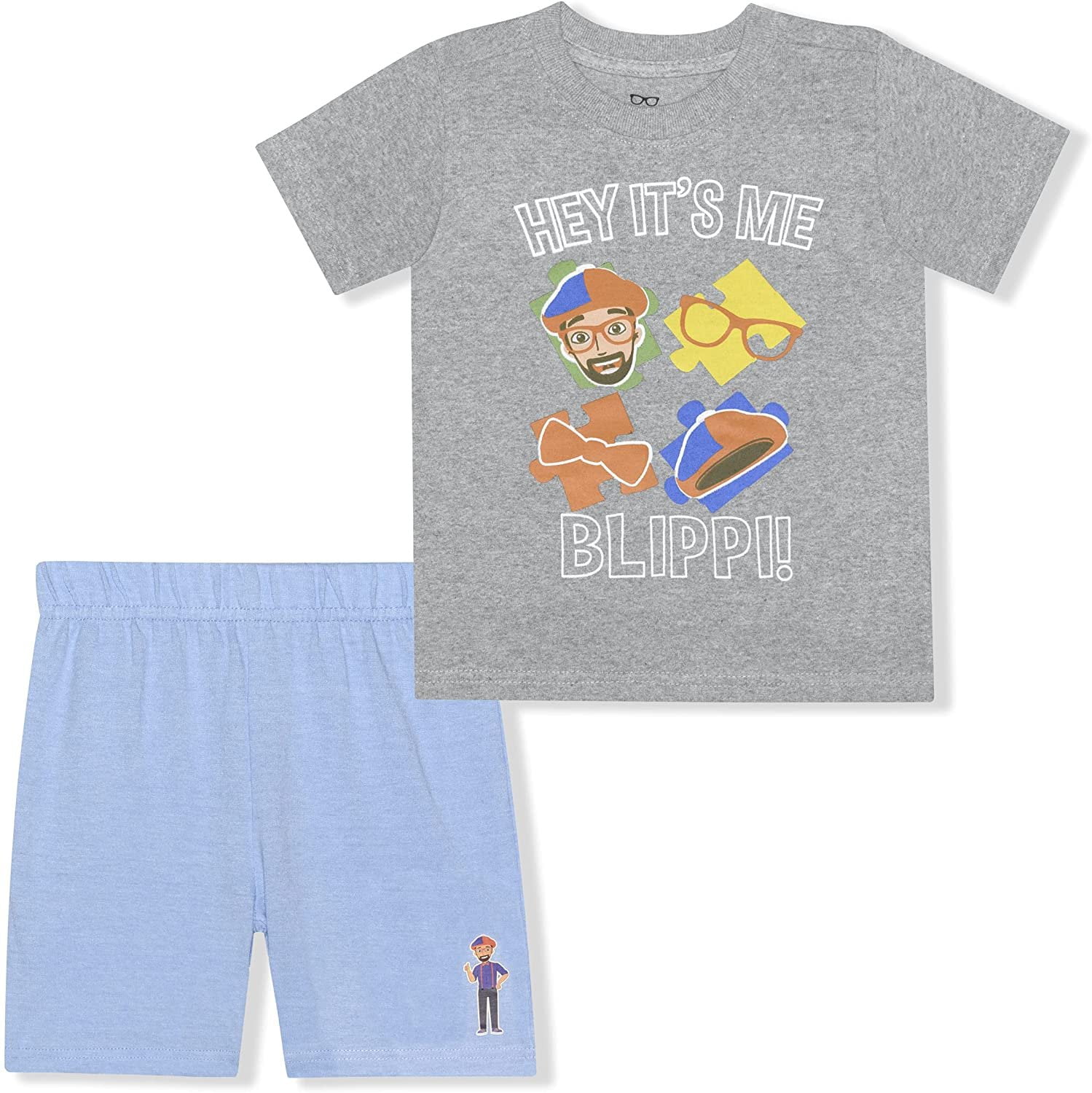 Blippi Boys 2 Piece Character Short Set, Toddler - Walmart.com