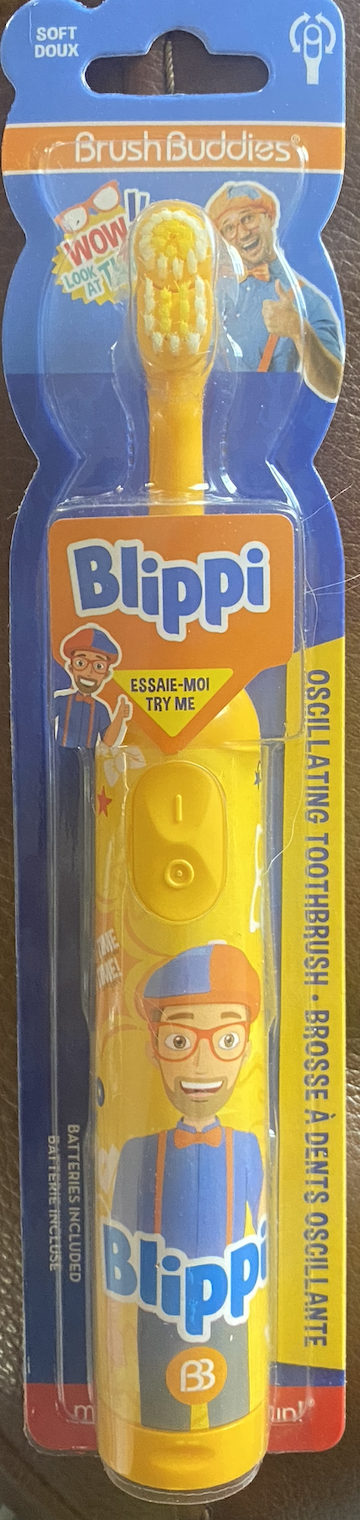 Blippi Brush Buddies Oscillating Toothbrush - Walmart.com