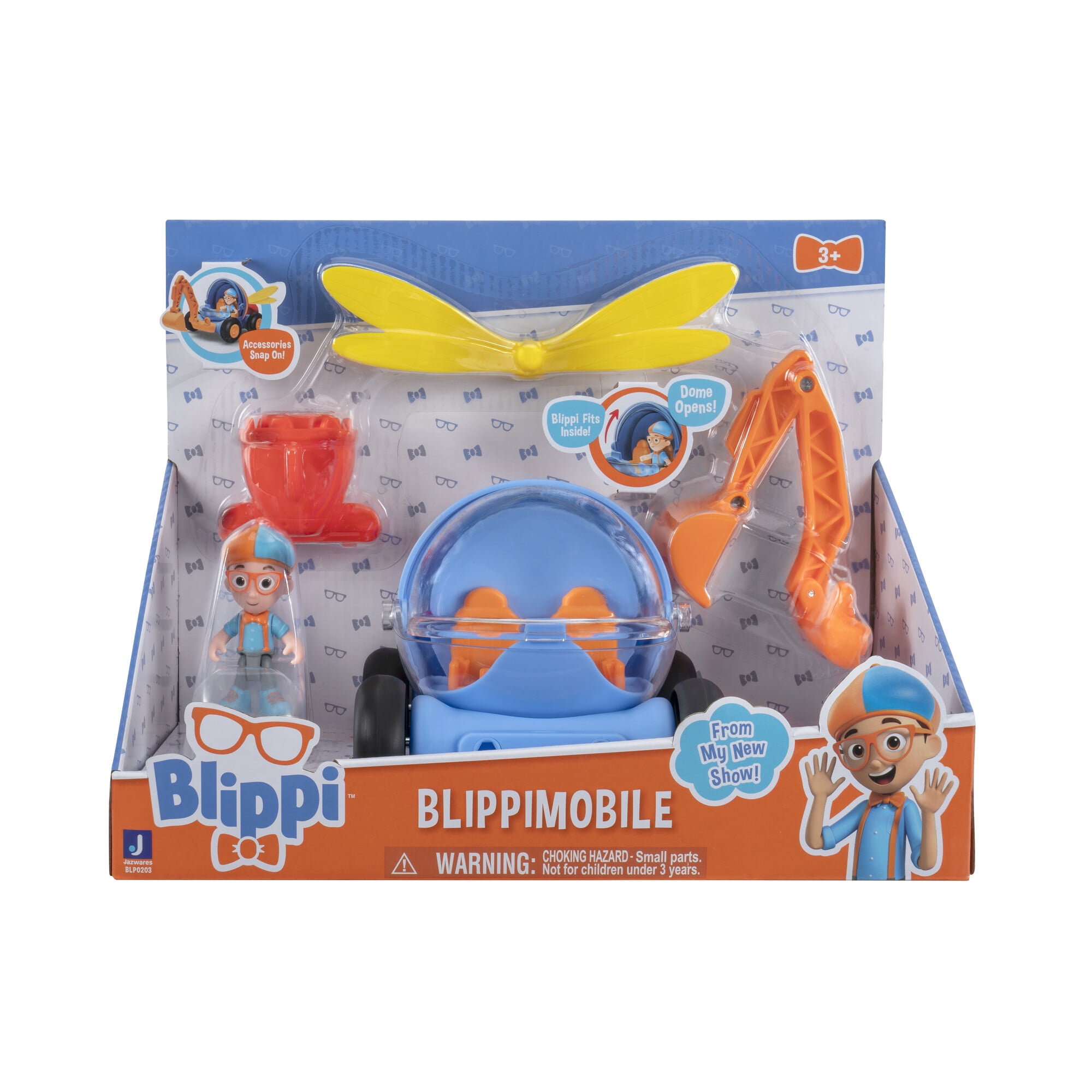 Blippi Explore with BlippiMobile Toy Set - Includes 8-inch Vehicle ...