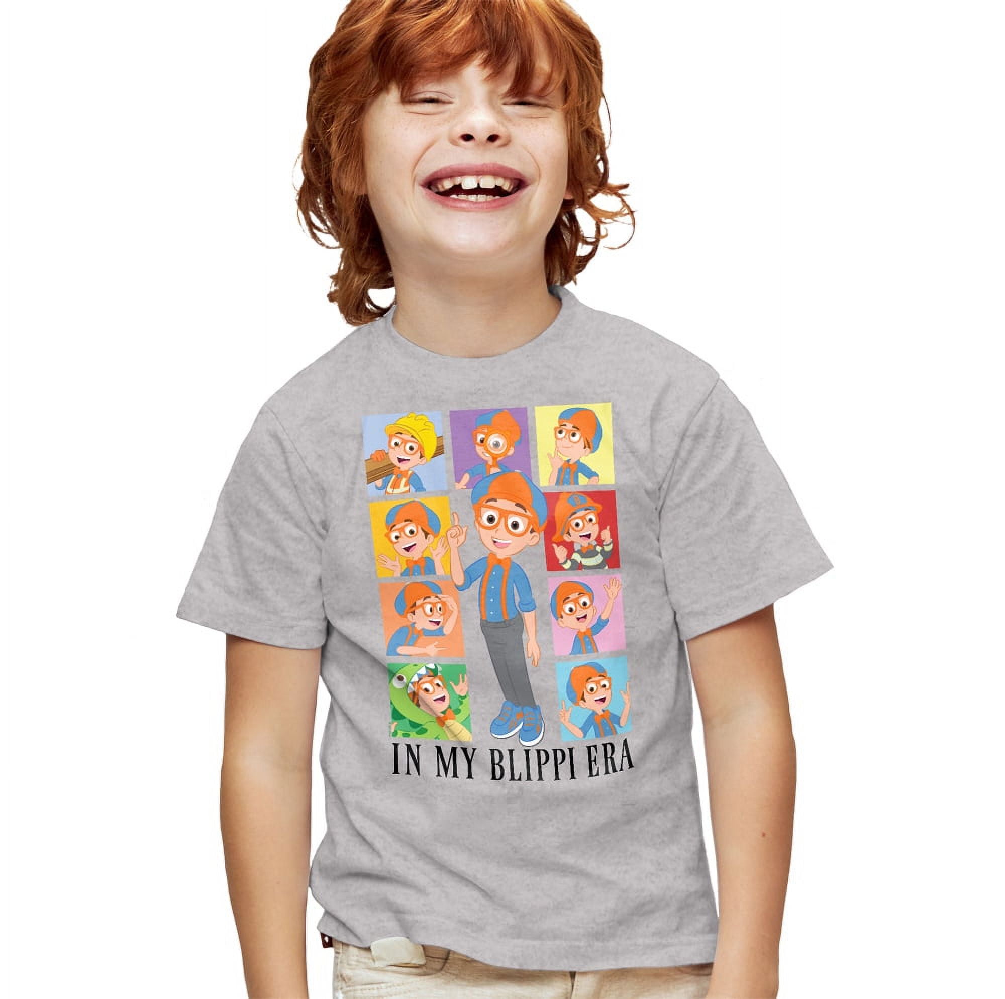 Blippi In My Blippi Era Kids T Shirt for Youth Boys and Girls, Athletic ...